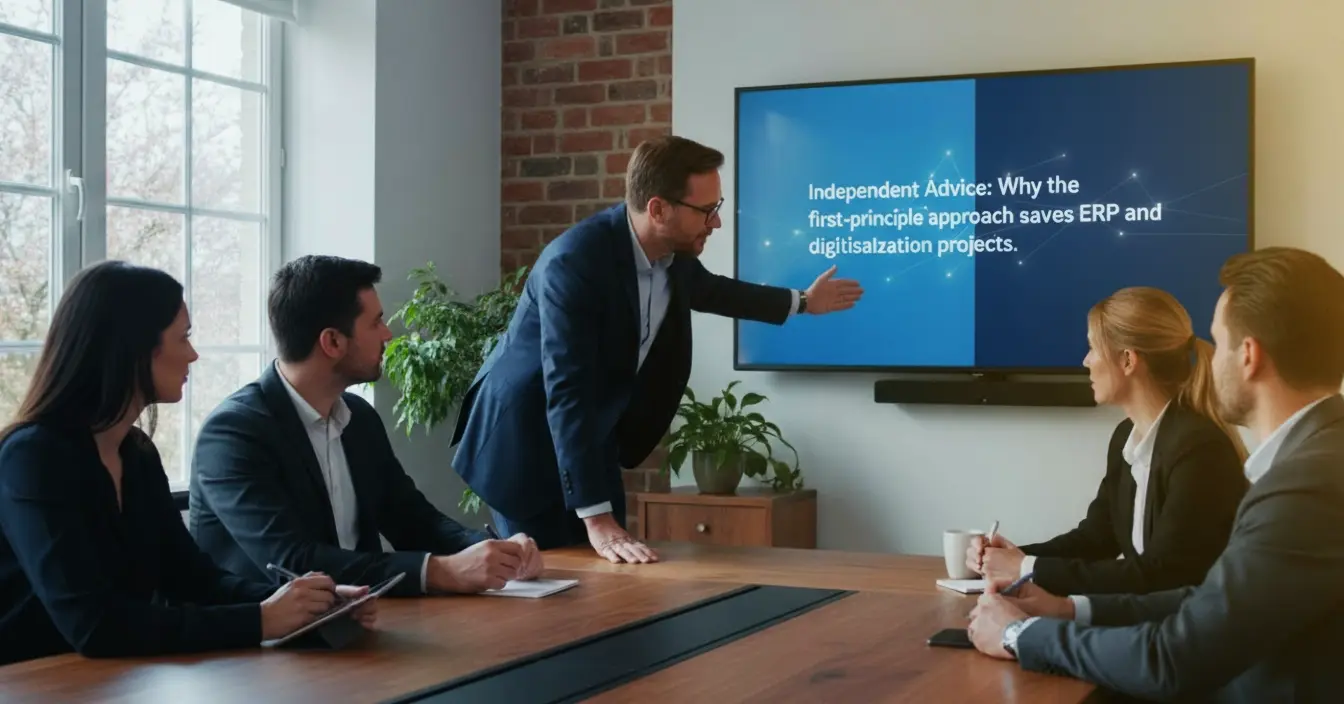 Independent consulting: Why the first-principle approach saves ERP and ...